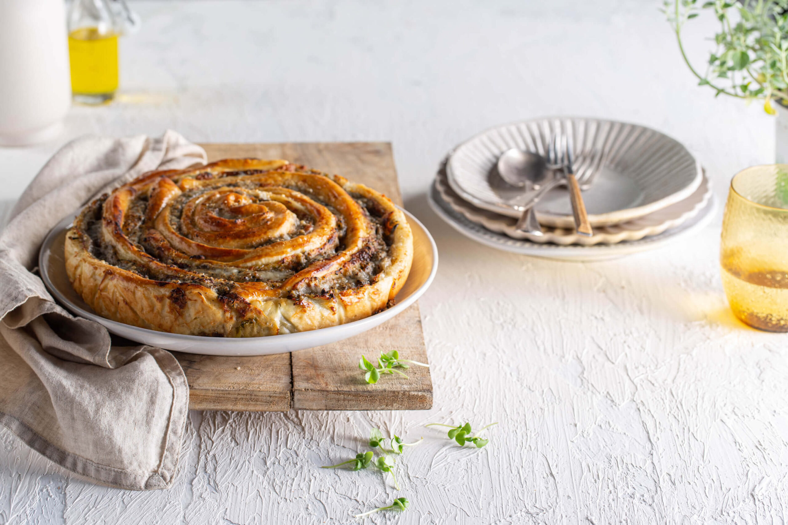 Family Sized Pastry with Roasted Eggplant and Cheese – Tnuva